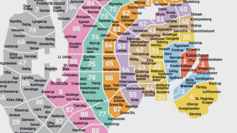 Copenhagen Public Transport Zones & Maps