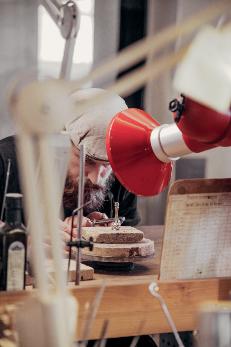 See Master Silversmiths at Work at the Georg Jensen Smithy